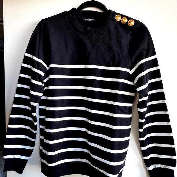 Balmain | Sweaters | Original Balmain Sweater Cotton | Poshmark